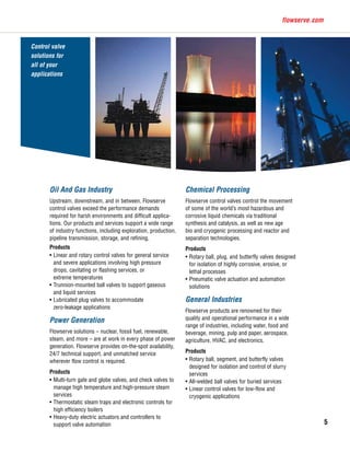 Flowserve Control Valve Product Overview | PDF