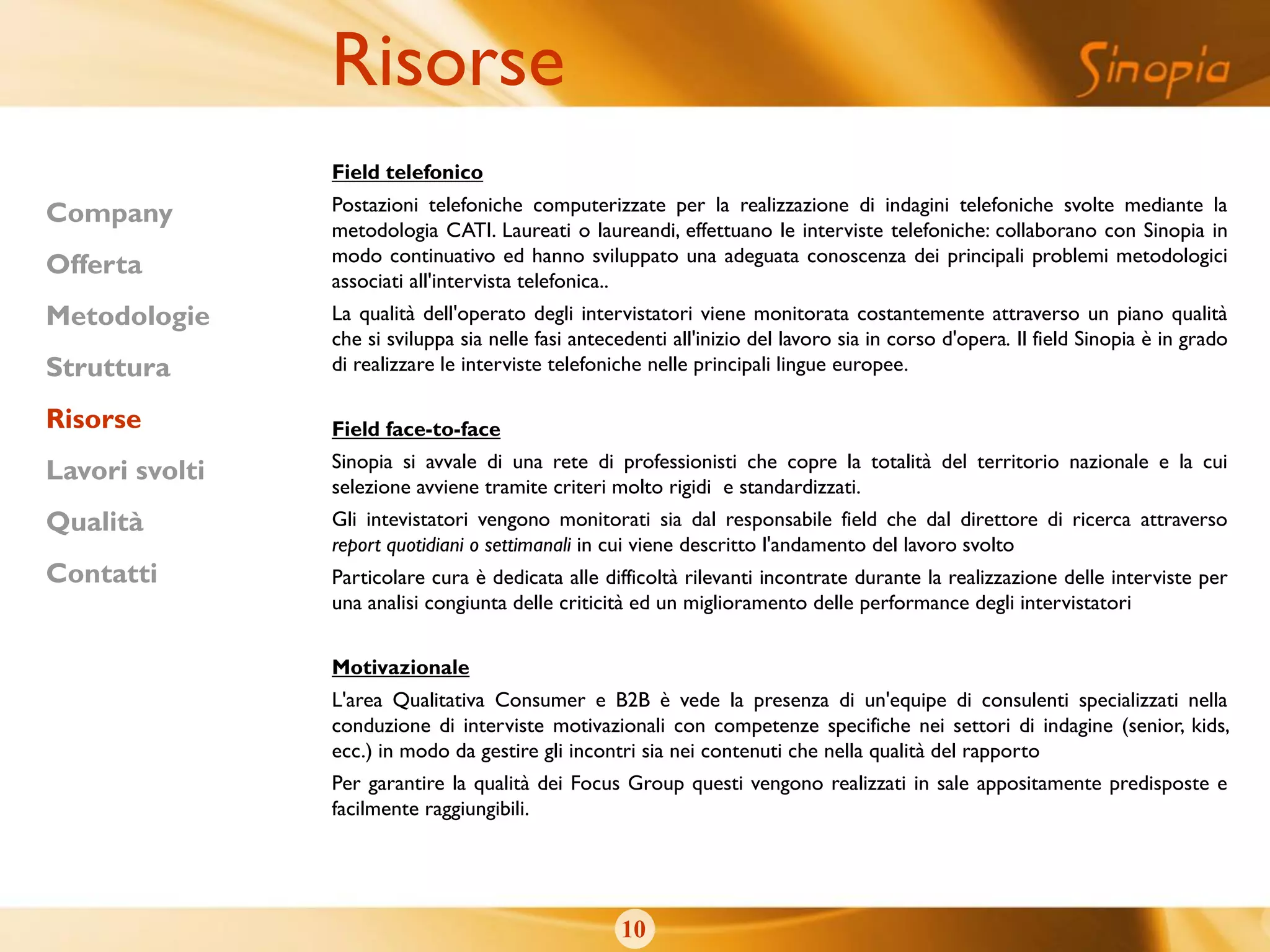 Presentazione_Sinopia_2010 | PPT