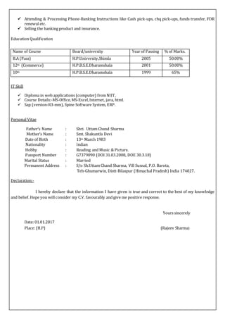 Rajeev_Sharma_1_ | DOCX | Logistics | Business