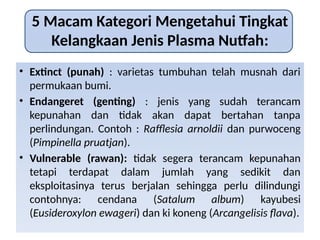 Koleksi Plasma Nutfah Pemuliaan Tanaman. | PPTX