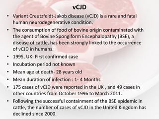 Spongiform Encephalopathy's | PDF
