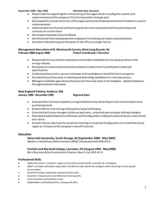 Melissa M Cardillo Resume | DOCX