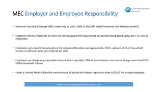 MEC with Limited Benefits v2 (3) | PPTX