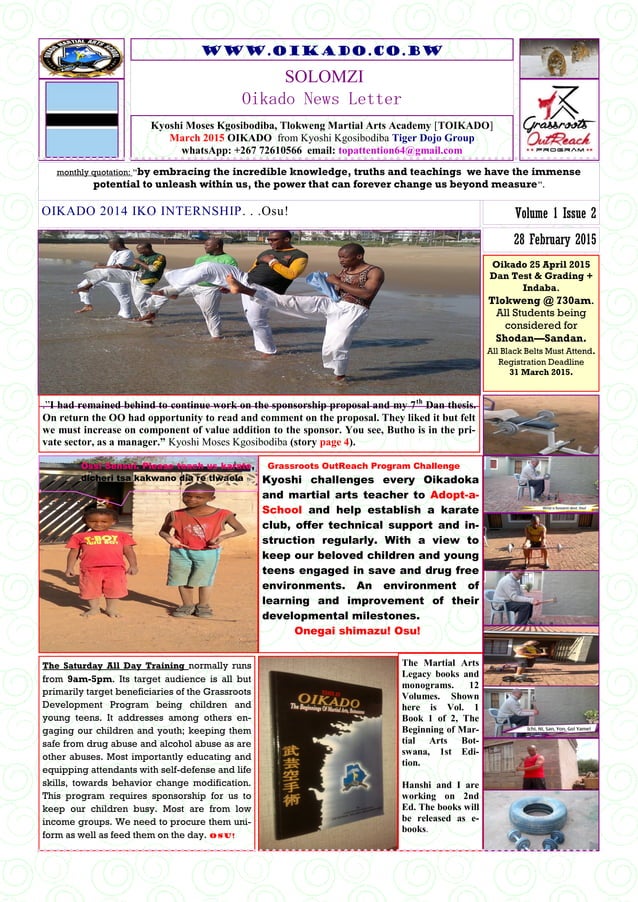 Solomzi 2015 March | PDF | Martial Arts | Sports