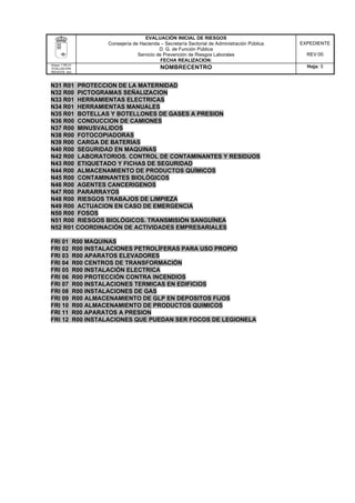 655 anexo 1 modelo de informe para la evaluaci-n de riesgos (1) | PDF