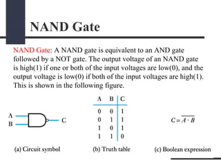 OR, AND, NOT Gates | PPT