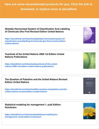 Central Product Classification CPC Version 1 1 Statistical Papers ...