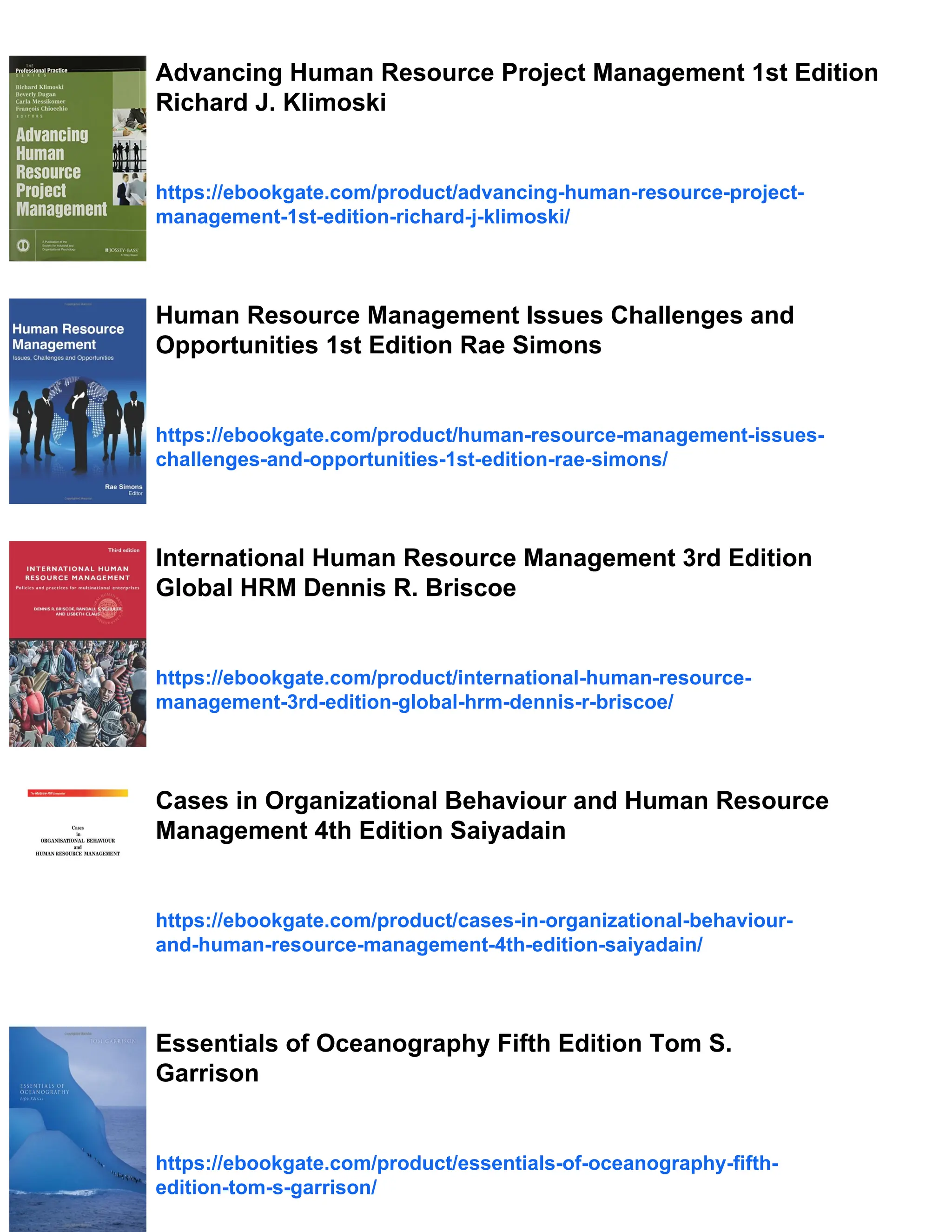 Essentials of Human Resource Management Fifth Edition Shaun Tyson | PDF