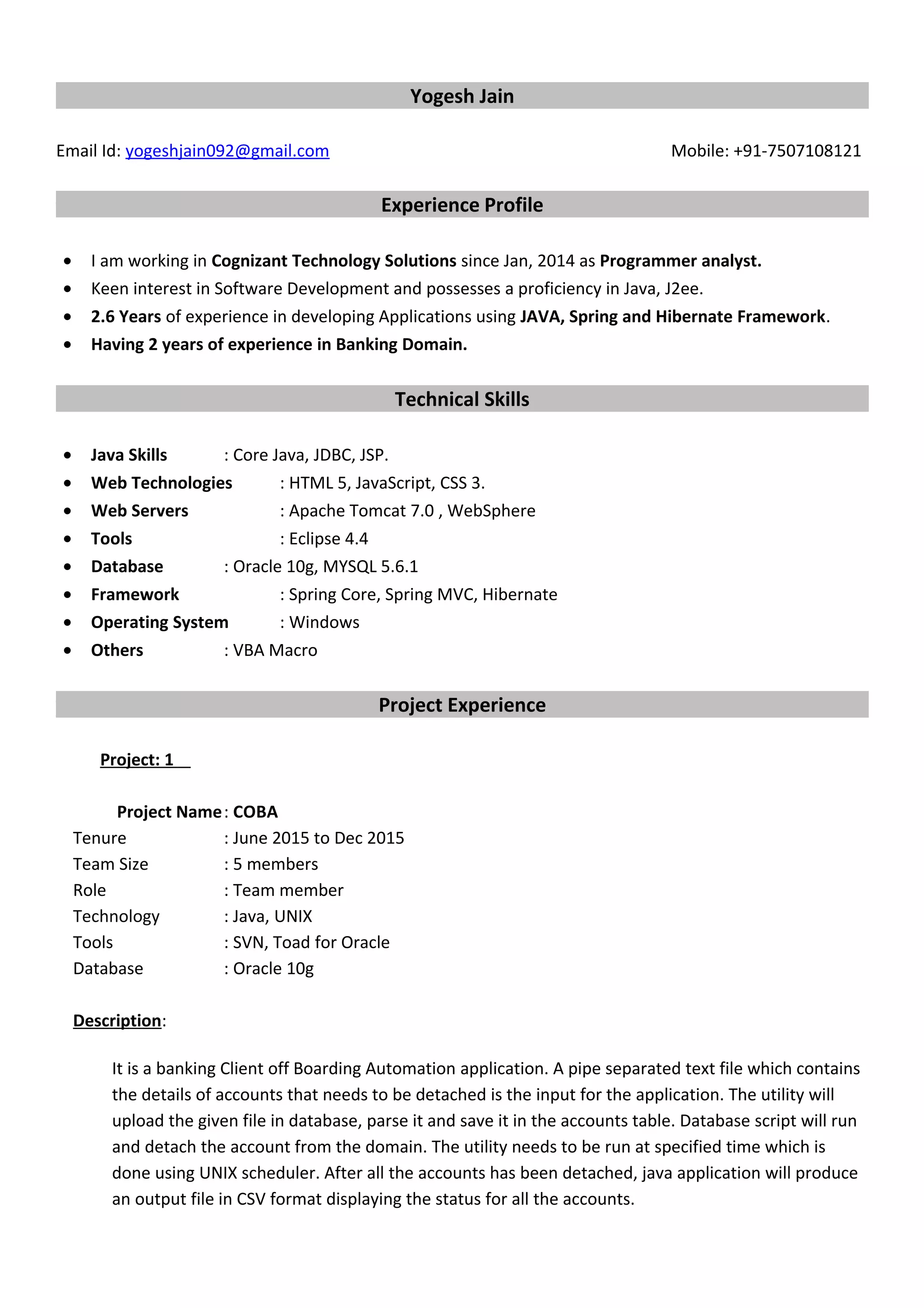 Resume_Yogesh_Jain | DOC