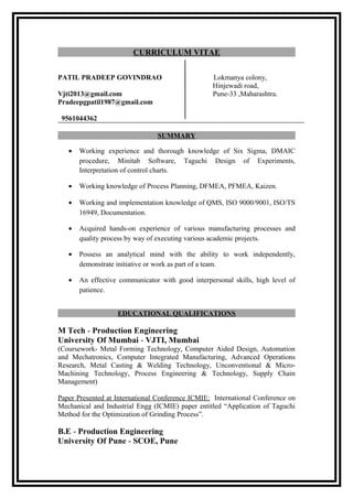 pradeep resume.DOC