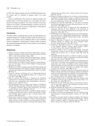 Guía Asma Soc. Japonesa | PDF
