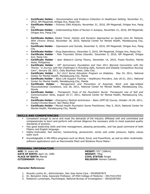 CV Brian Papa RN 4years | PDF