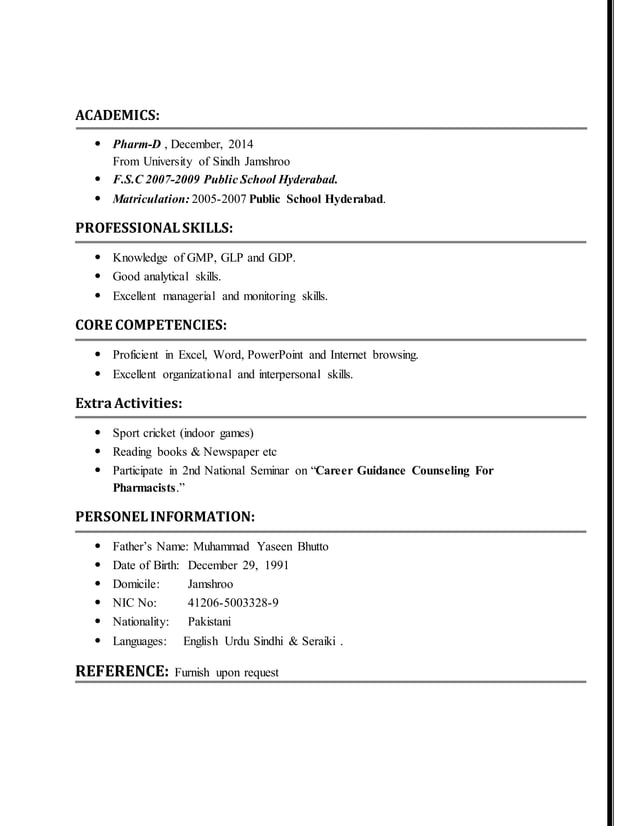 Umar CV | PDF | Free Download