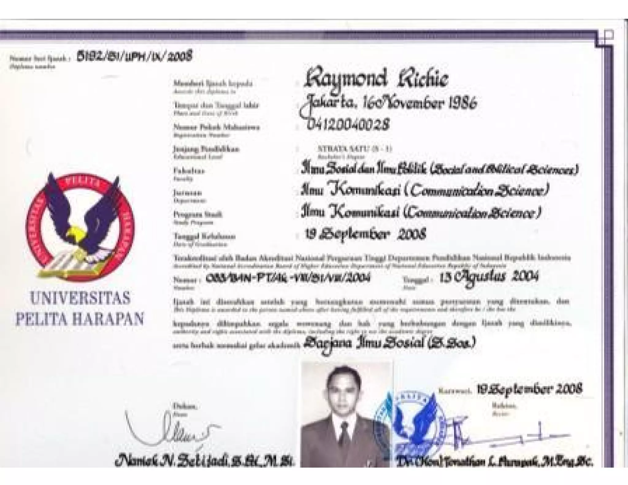 Ijazah UPH | PDF