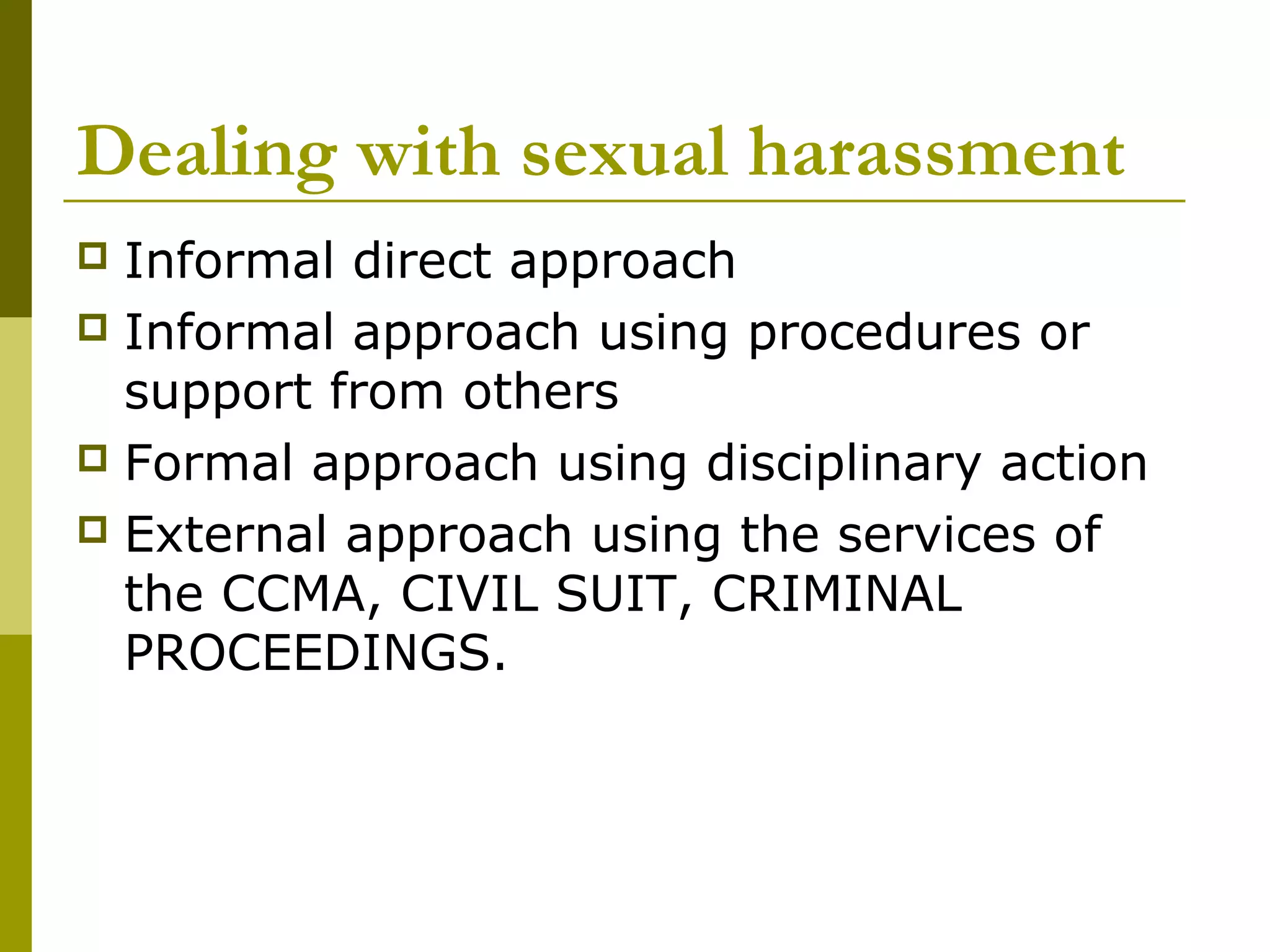 SEXUAL HARASSMENT AT WORKPLACE | PPT