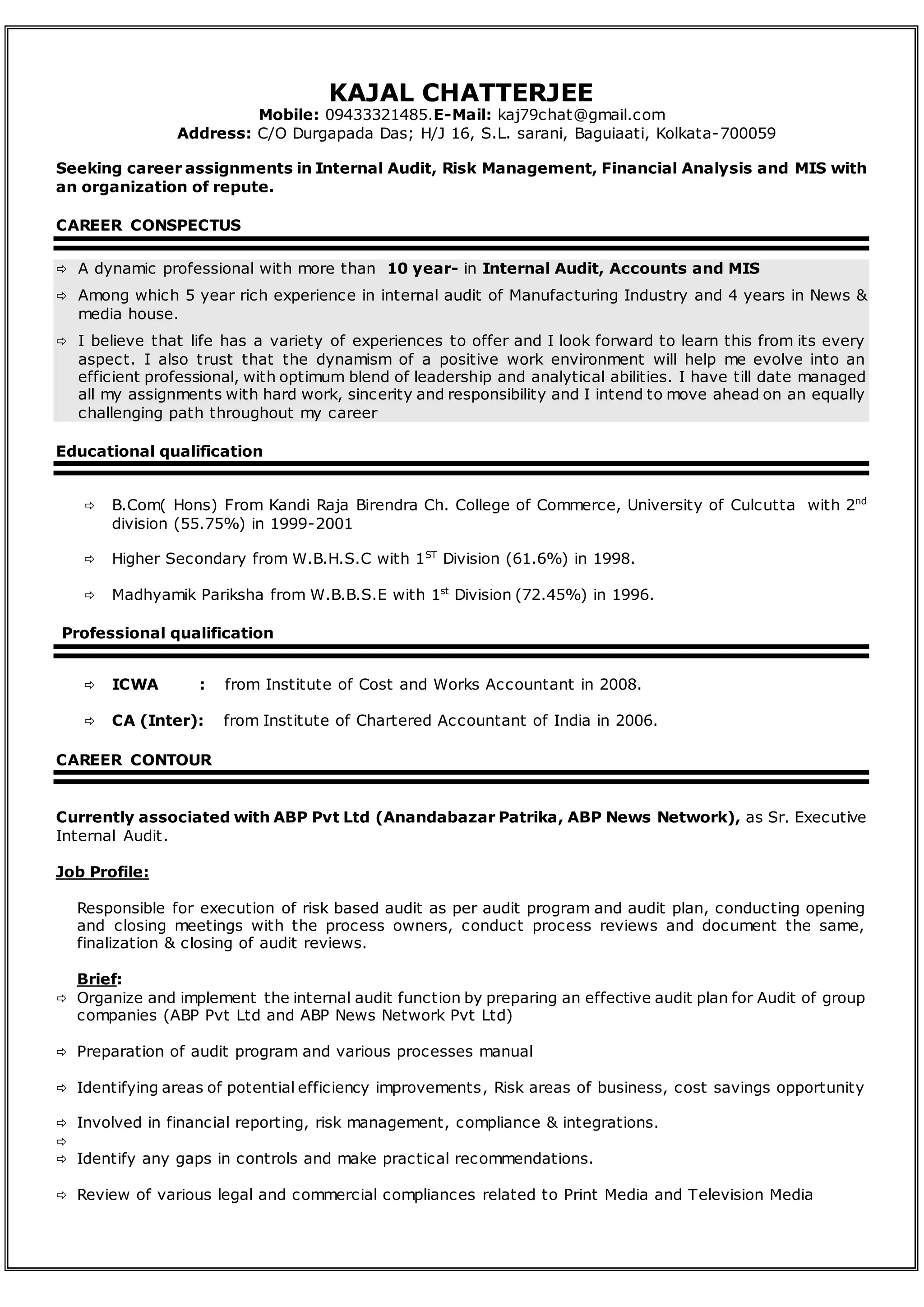 Kajal Chatterjee | PDF