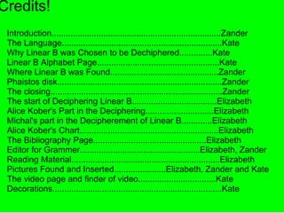 Linear B | PPT
