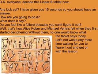 Linear B | PPT
