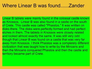 Linear B | PPT
