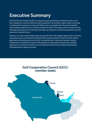 EOS Gratuity reform in the middle east - a paper for Smart by Tim Phillips | PDF