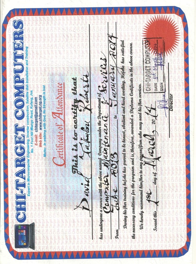 Computer maintenance Cert | PDF