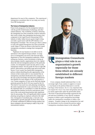 Corporate Immigration Consultants Special - April 2016 - Consultants ...
