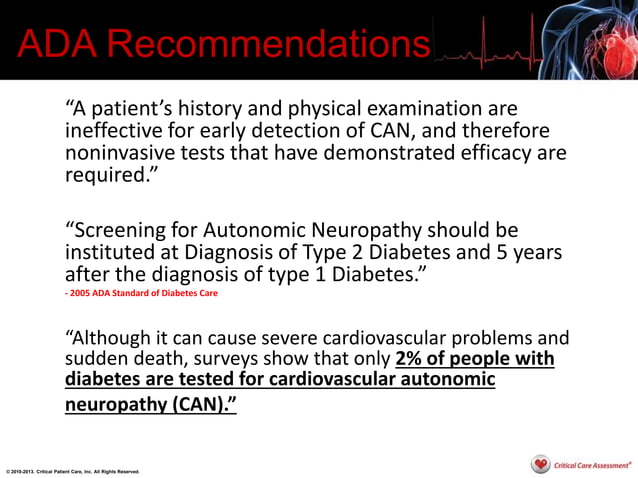 Why Perform Non-Invasive ANS Testing? | PPTX | Diabetes | Diseases and ...