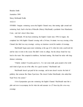 Marcy MacDonald profile | PDF