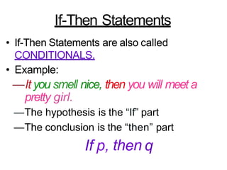 if then statements power point presentation | PPTX