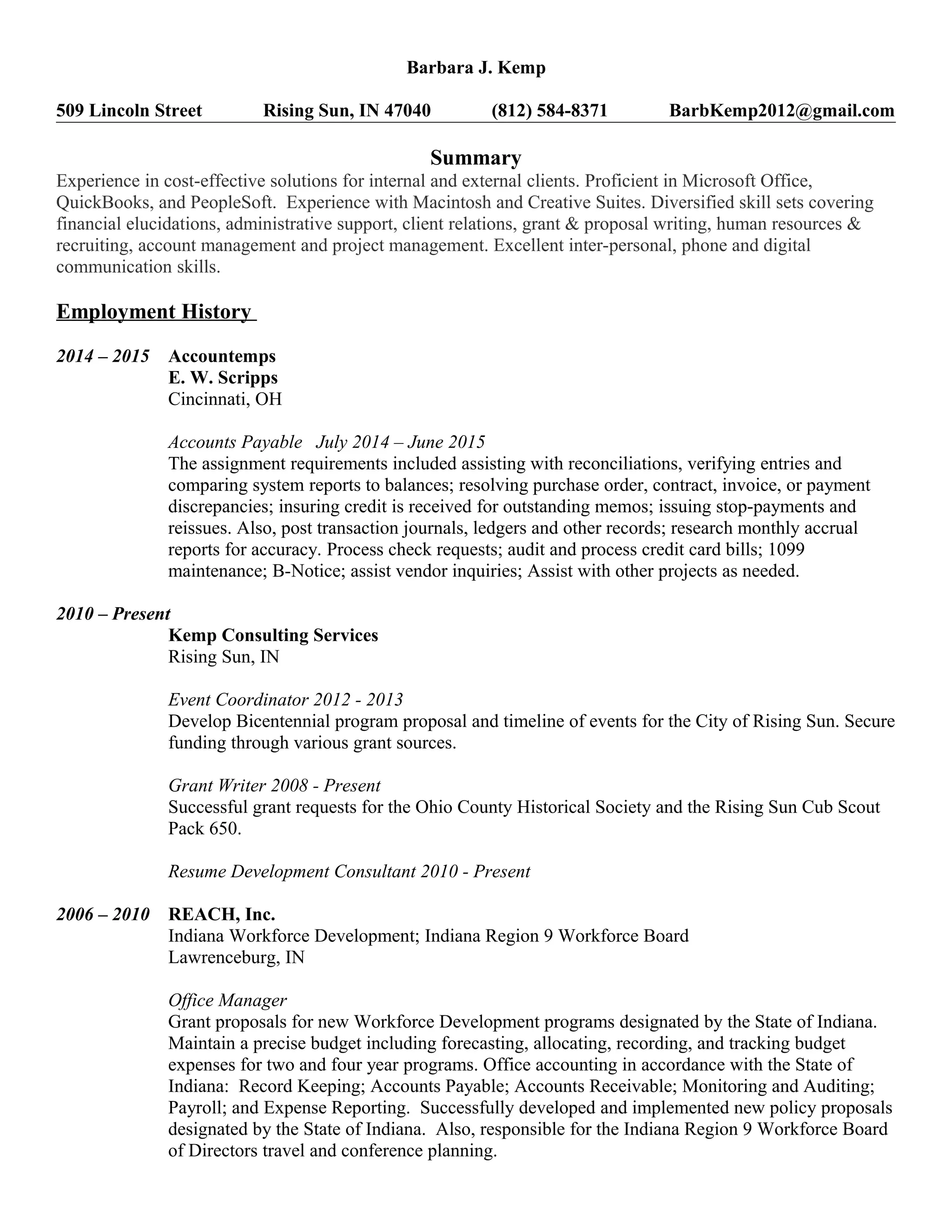 Barbara Resume (1) | DOC