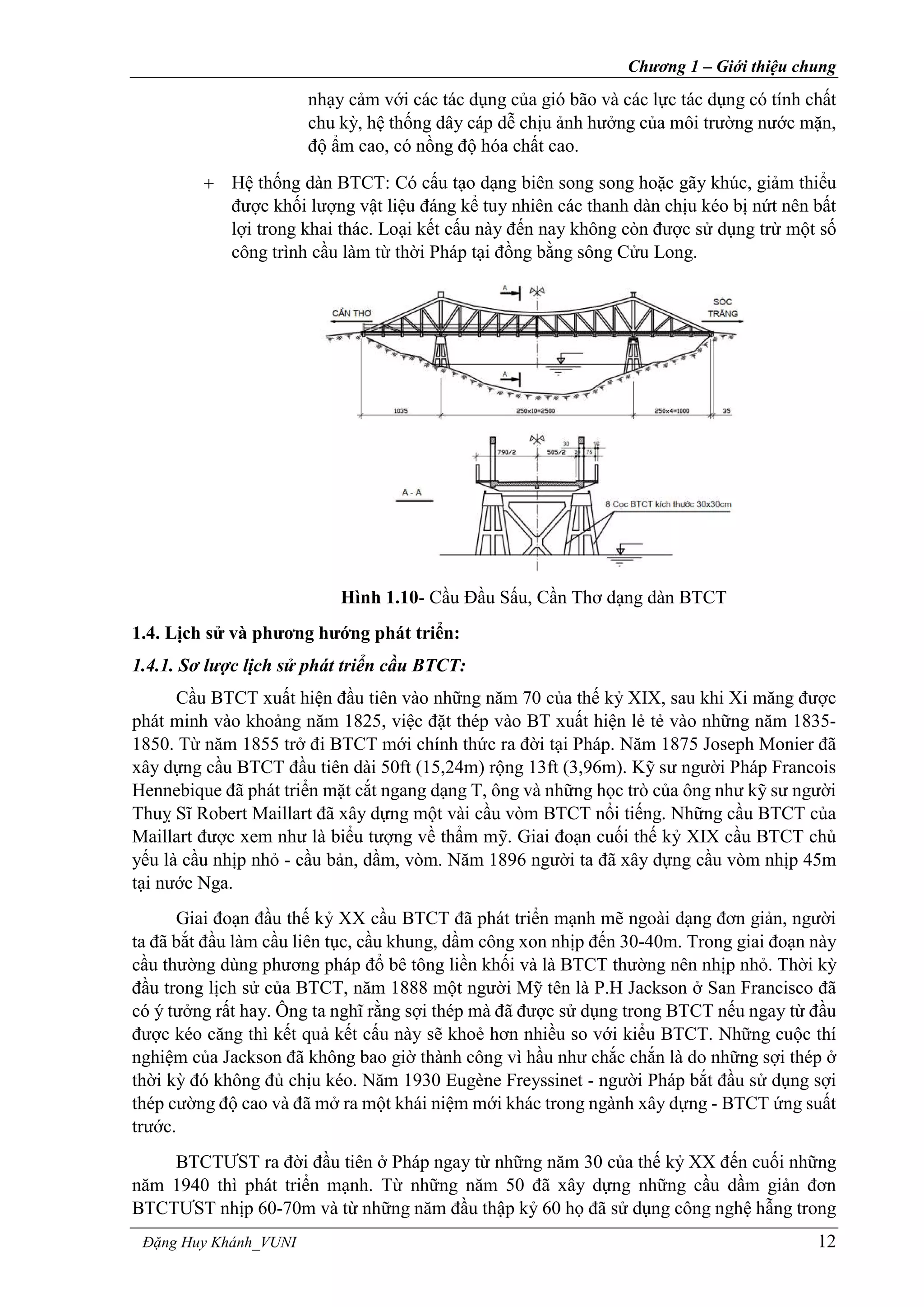 Bài giảng thiết kế cầu BTCT theo tiêu chuẩn mới TCVN 118232017 | PDF