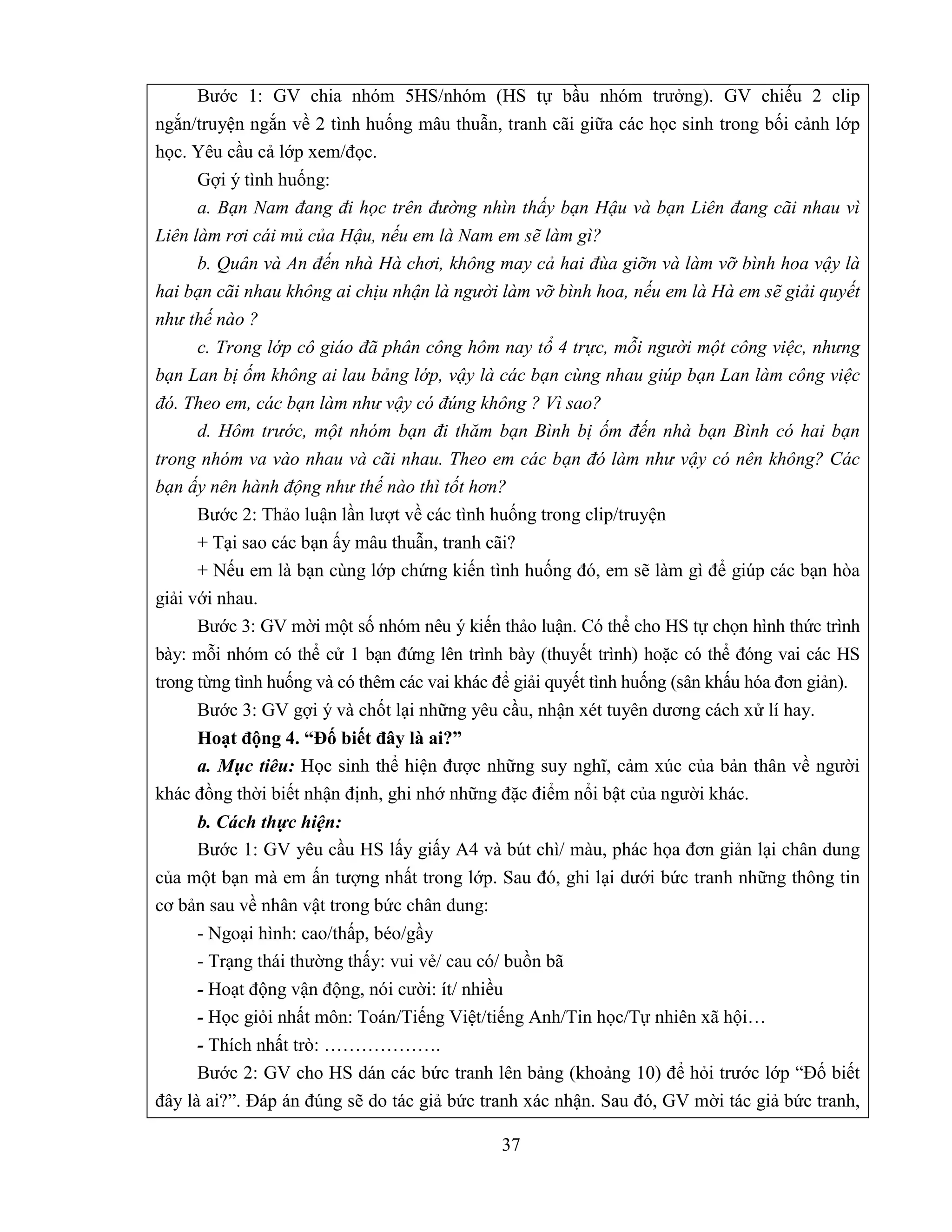 TÀI LIỆU TẬP HUẤN HƯỚNG DẪN THỰC HIỆN CHƯƠNG TRÌNH HOẠT ĐỘNG TRẢI NGHIỆM VÀ HOẠT ĐỘNG TRẢI ...