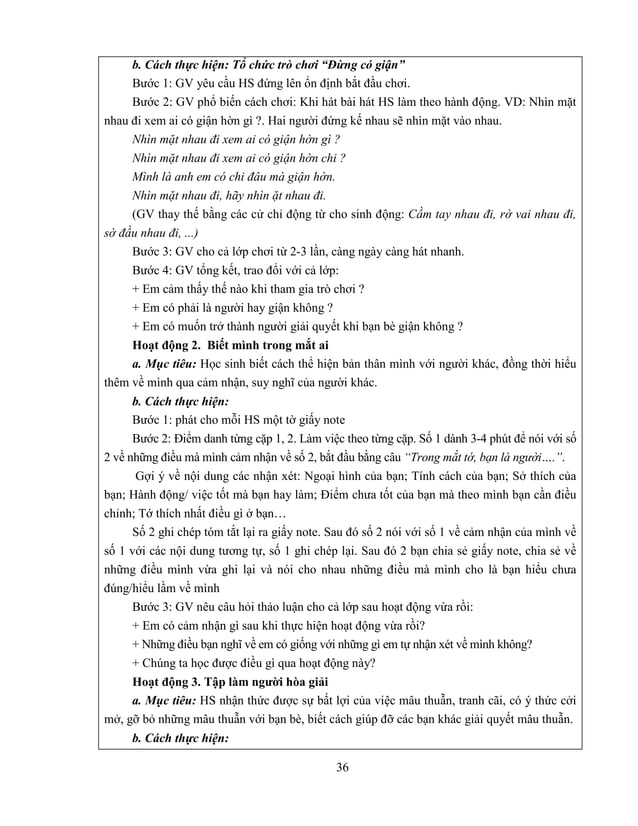 TÀI LIỆU TẬP HUẤN HƯỚNG DẪN THỰC HIỆN CHƯƠNG TRÌNH HOẠT ĐỘNG TRẢI NGHIỆM VÀ HOẠT ĐỘNG TRẢI ...