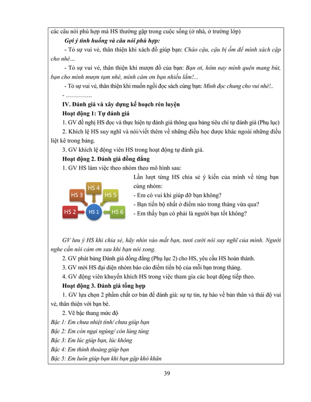 TÀI LIỆU TẬP HUẤN HƯỚNG DẪN THỰC HIỆN CHƯƠNG TRÌNH HOẠT ĐỘNG TRẢI NGHIỆM VÀ HOẠT ĐỘNG TRẢI ...