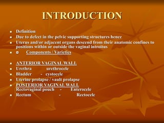 Uterovaginal-Prolapse/Pelvic-organ-prolapse | PPT