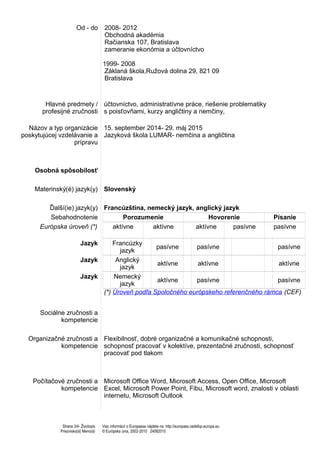 CVTemplate_sk_SK | DOC