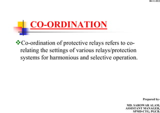 RELAY CO-ORDINATION WITH FAULT CALCULATION | PDF