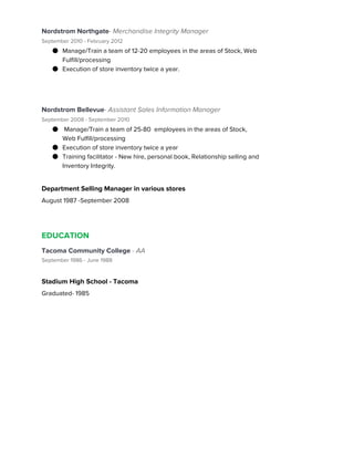 Resume (1) | PDF