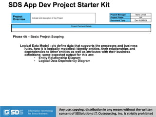 SDS App Dev Project Starter Kit | PDF