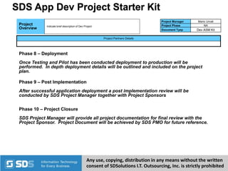 SDS App Dev Project Starter Kit | PDF