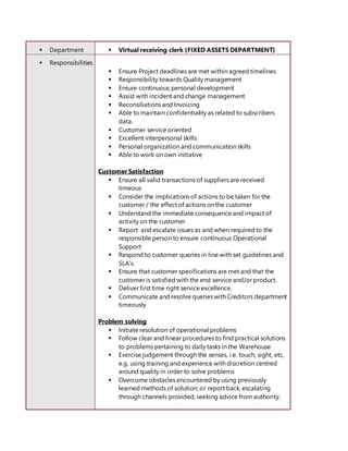 lerato mapea kgwedi resume shirley updated | DOCX