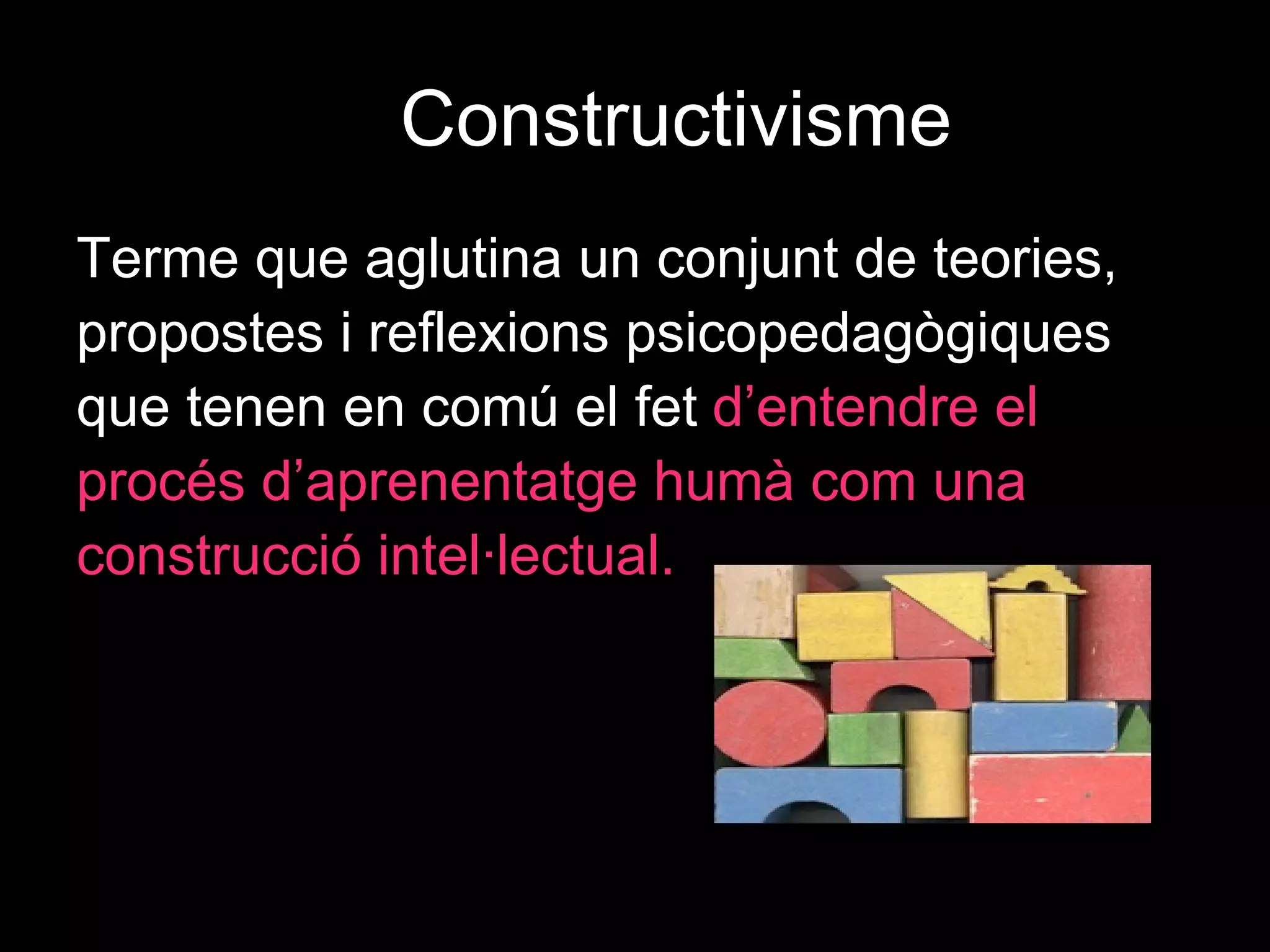 El constructivisme | PPT