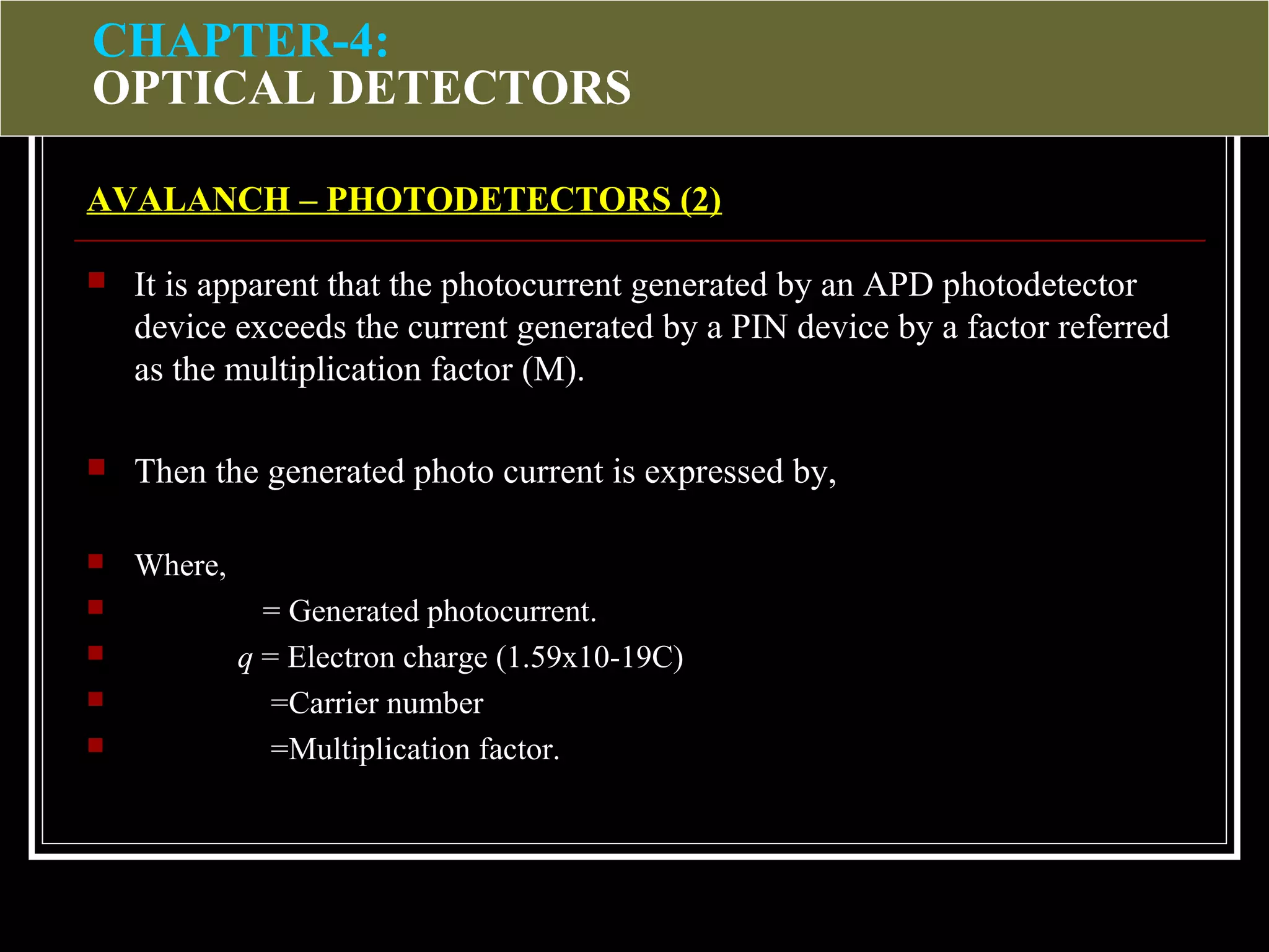 fiber-optics-communications-optical-detectors | PPT