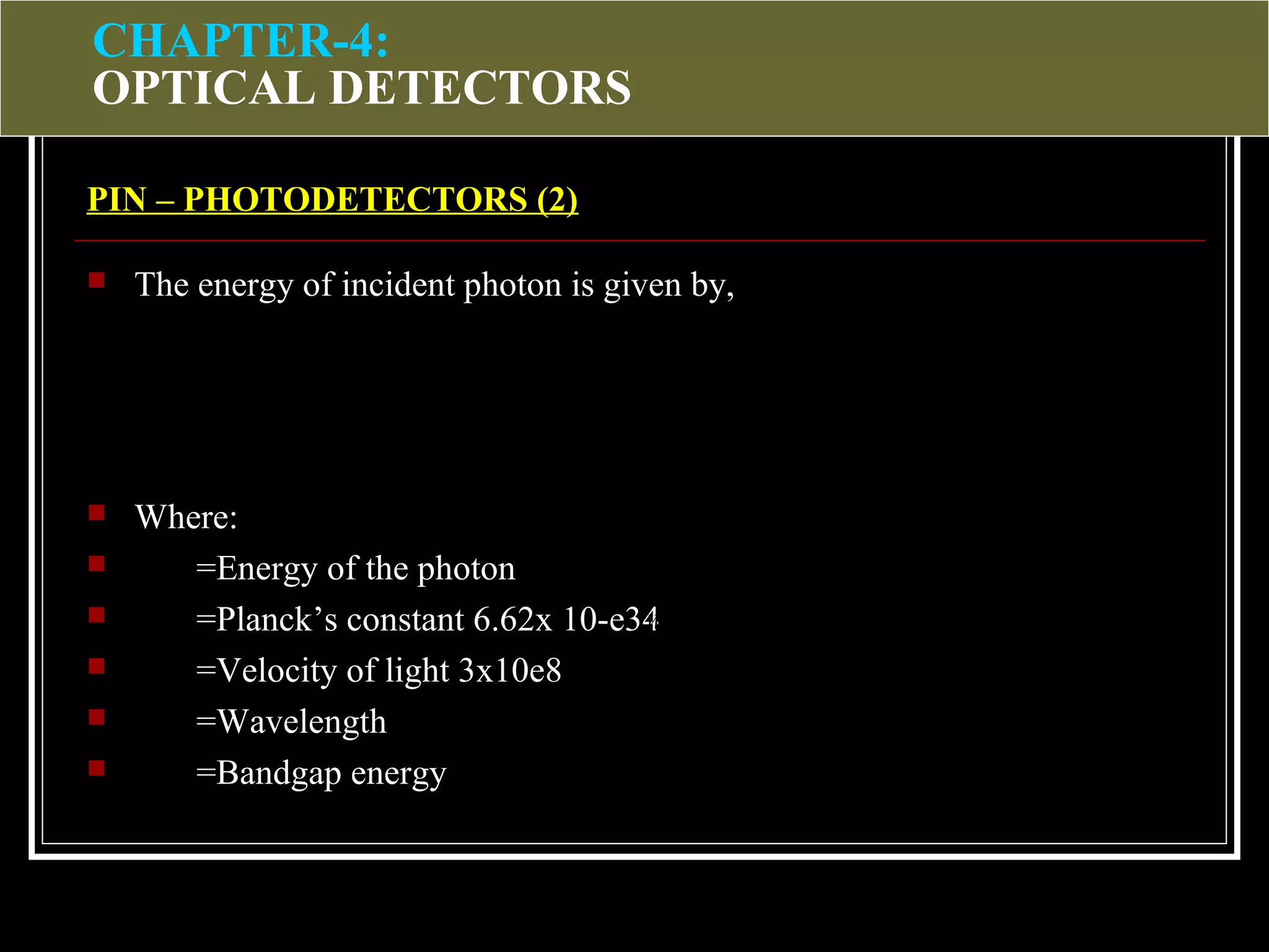 fiber-optics-communications-optical-detectors | PPT