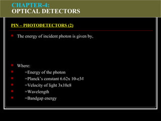 fiber-optics-communications-optical-detectors | PPT