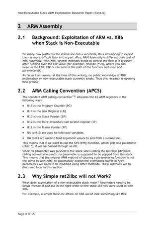BlackHat_DC_2011_Avraham_ARM Exploitation-wp.2.0 | PDF