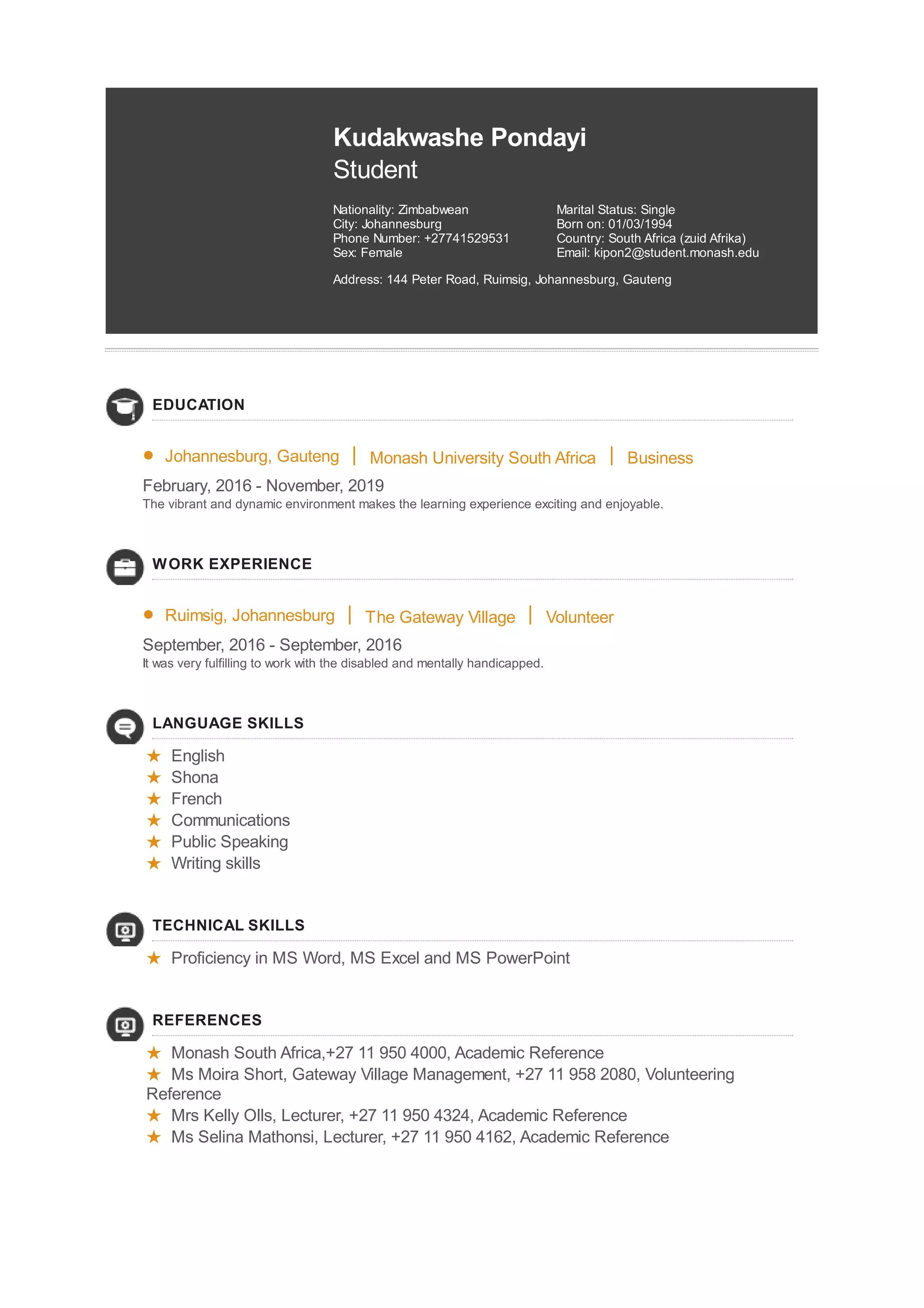 CurriculumVitae | PDF