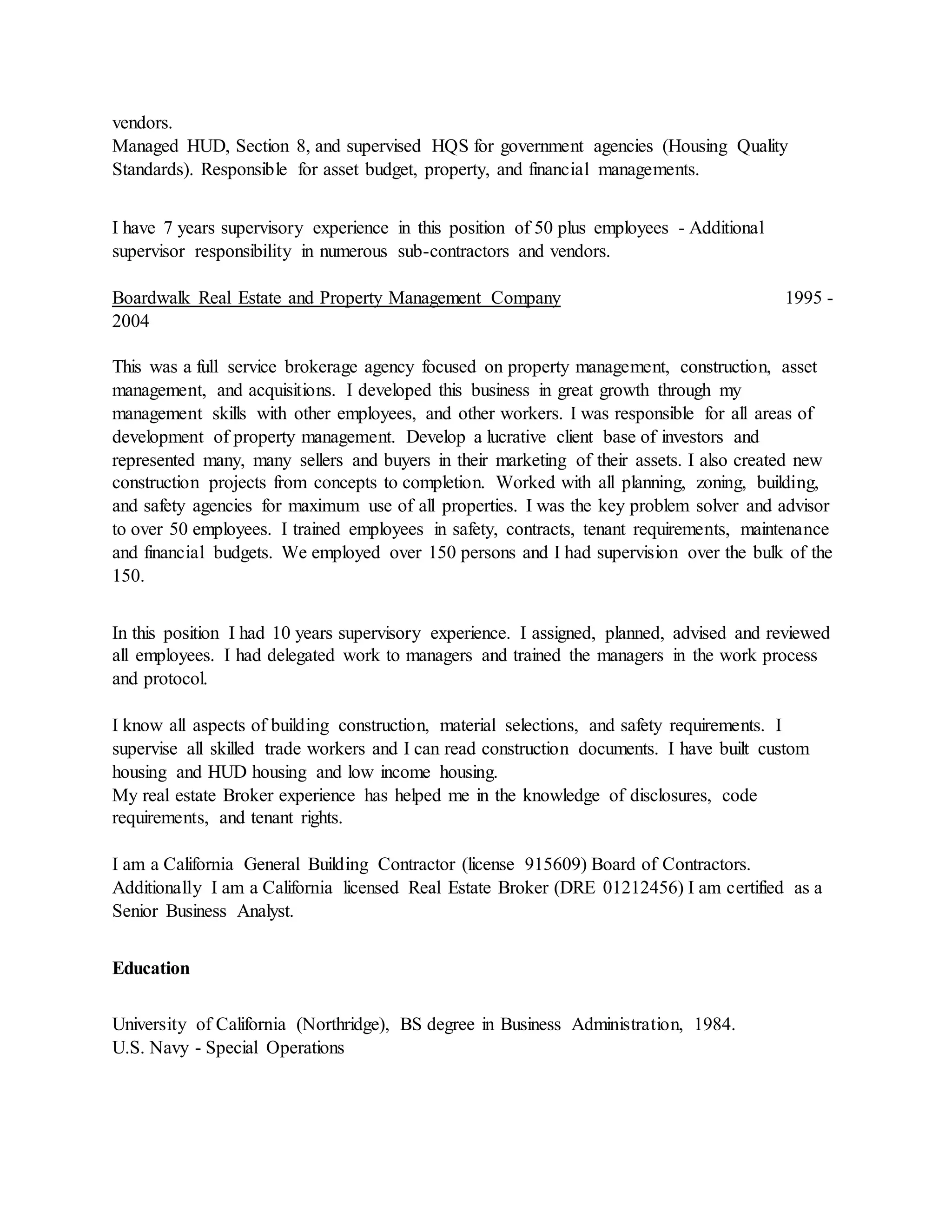 John Ofsanko-1 copy | DOCX | Real Estate Industry | Industries