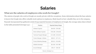 Google Inc. Presentation (BUS 104-17) | PPT | Free Download