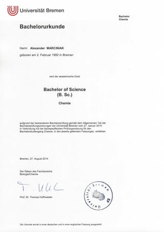 BA Degree Certificate | PDF